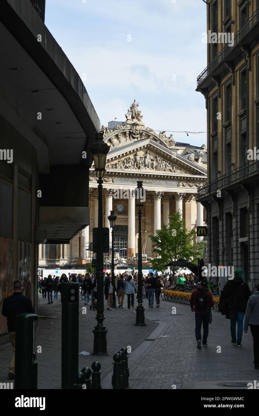 Brussels stock exchange after refurbishment hi-res stock photography and images - Alamy