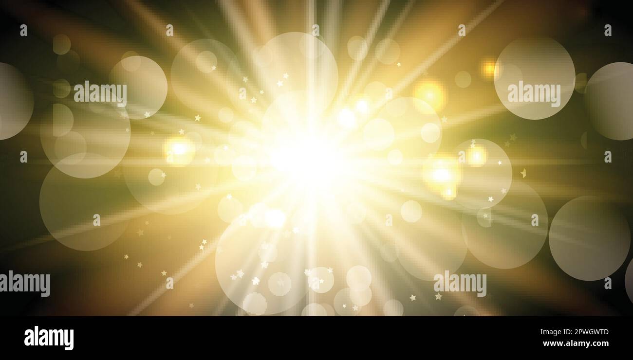 Banner background with a sunburst design Stock Vector Image & Art - Alamy