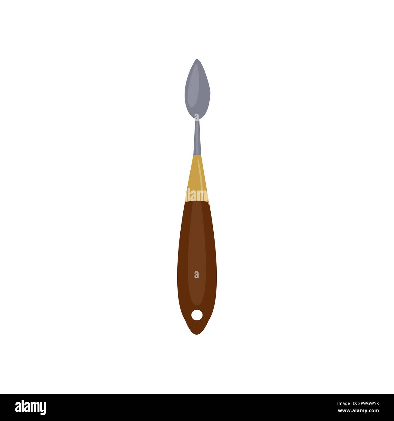 Painting knife or palette knife cartoon illustration Stock Vector Image ...