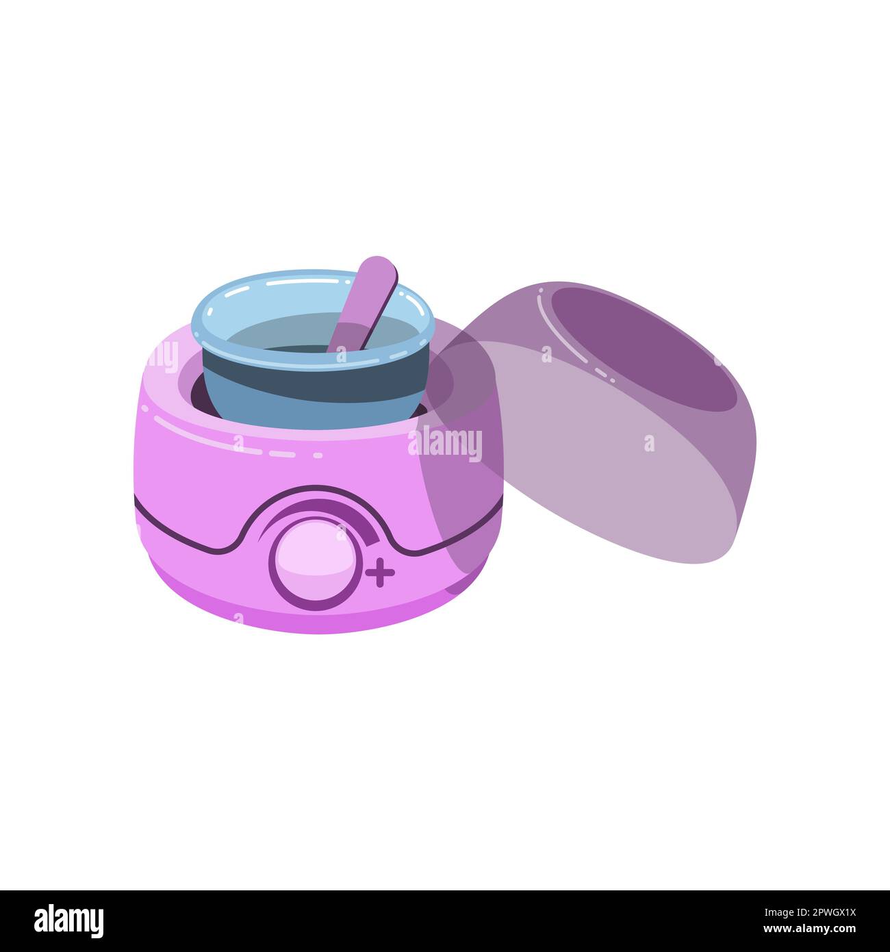 Professional wax warmer cartoon illustration Stock Vector Image & Art ...