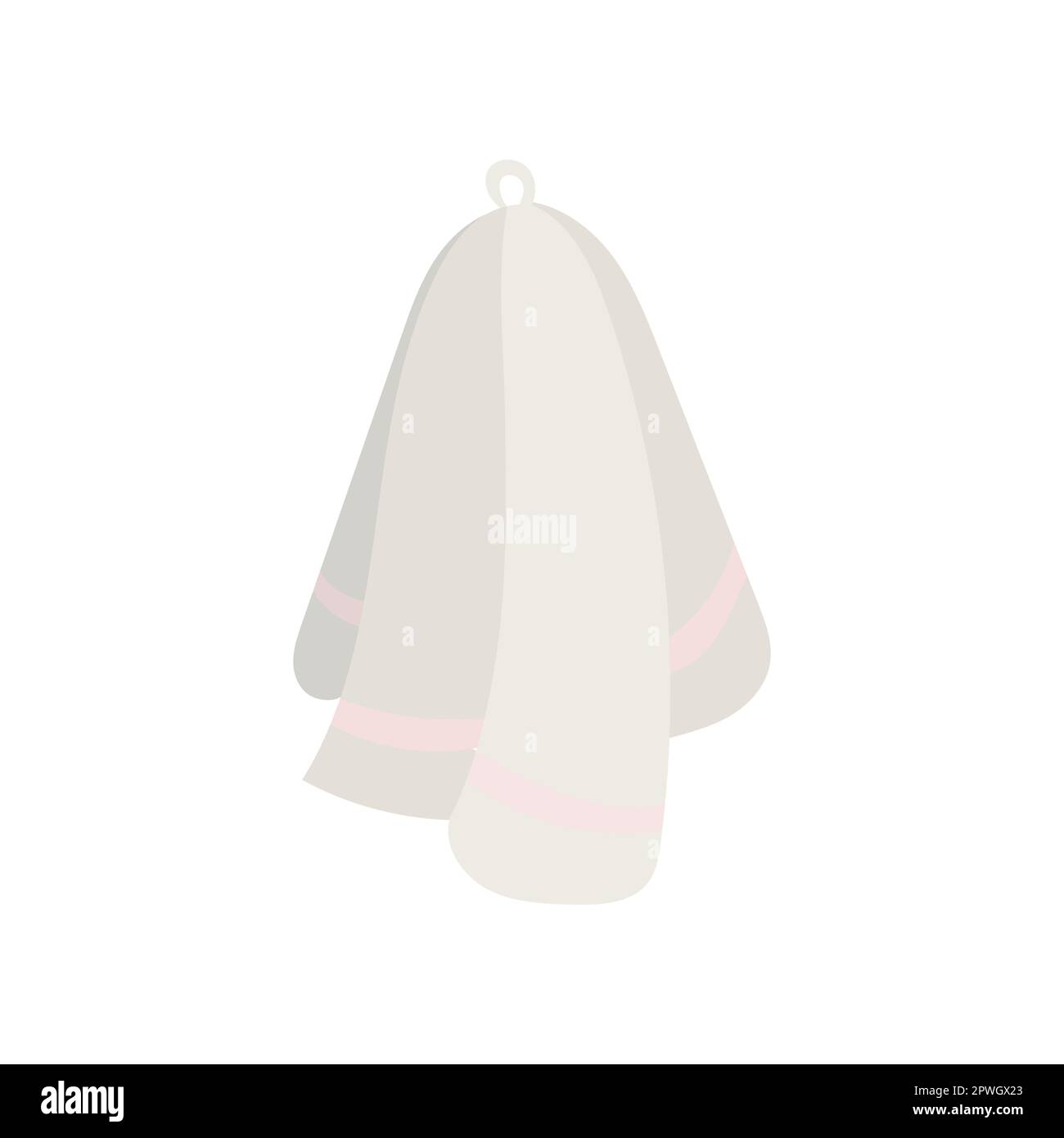 White kitchen towel vector illustration Stock Vector Image & Art - Alamy