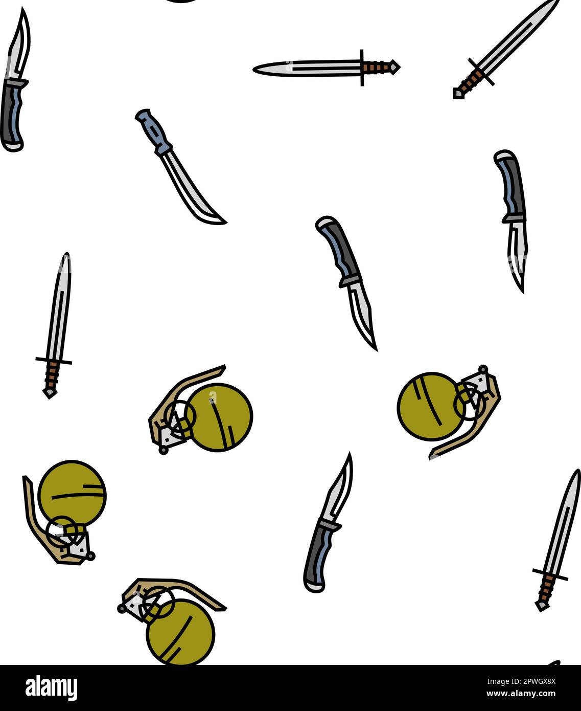 Mace pattern Stock Vector Images - Alamy