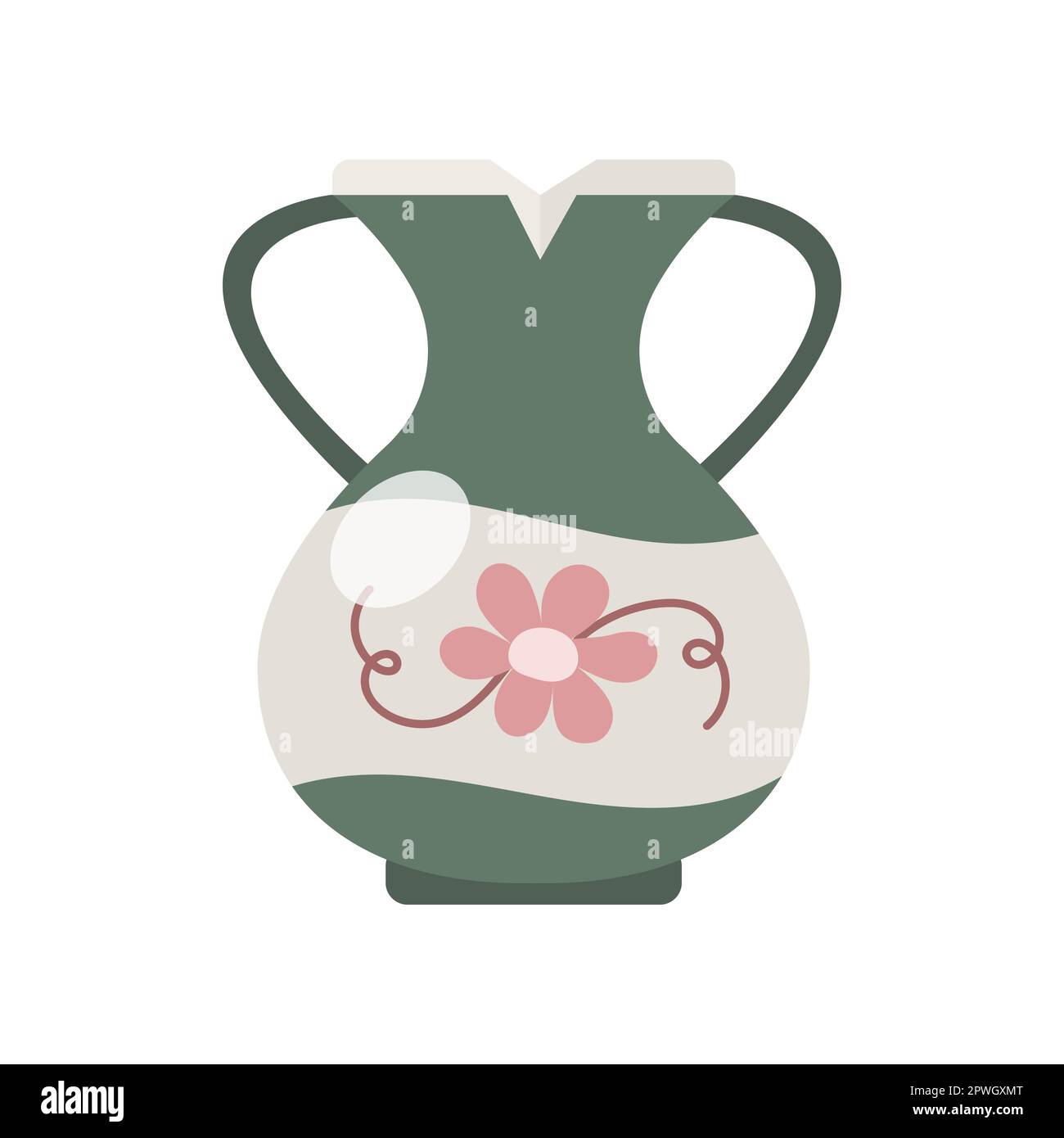 Green and white jug vector illustration Stock Vector Image & Art - Alamy