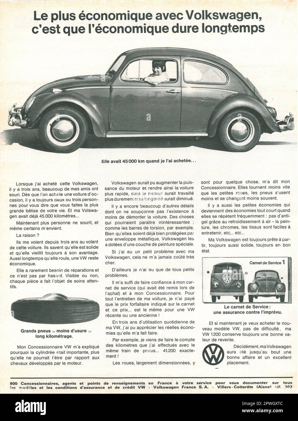 Volkswagen beetle ad hi-res stock photography and images - Alamy