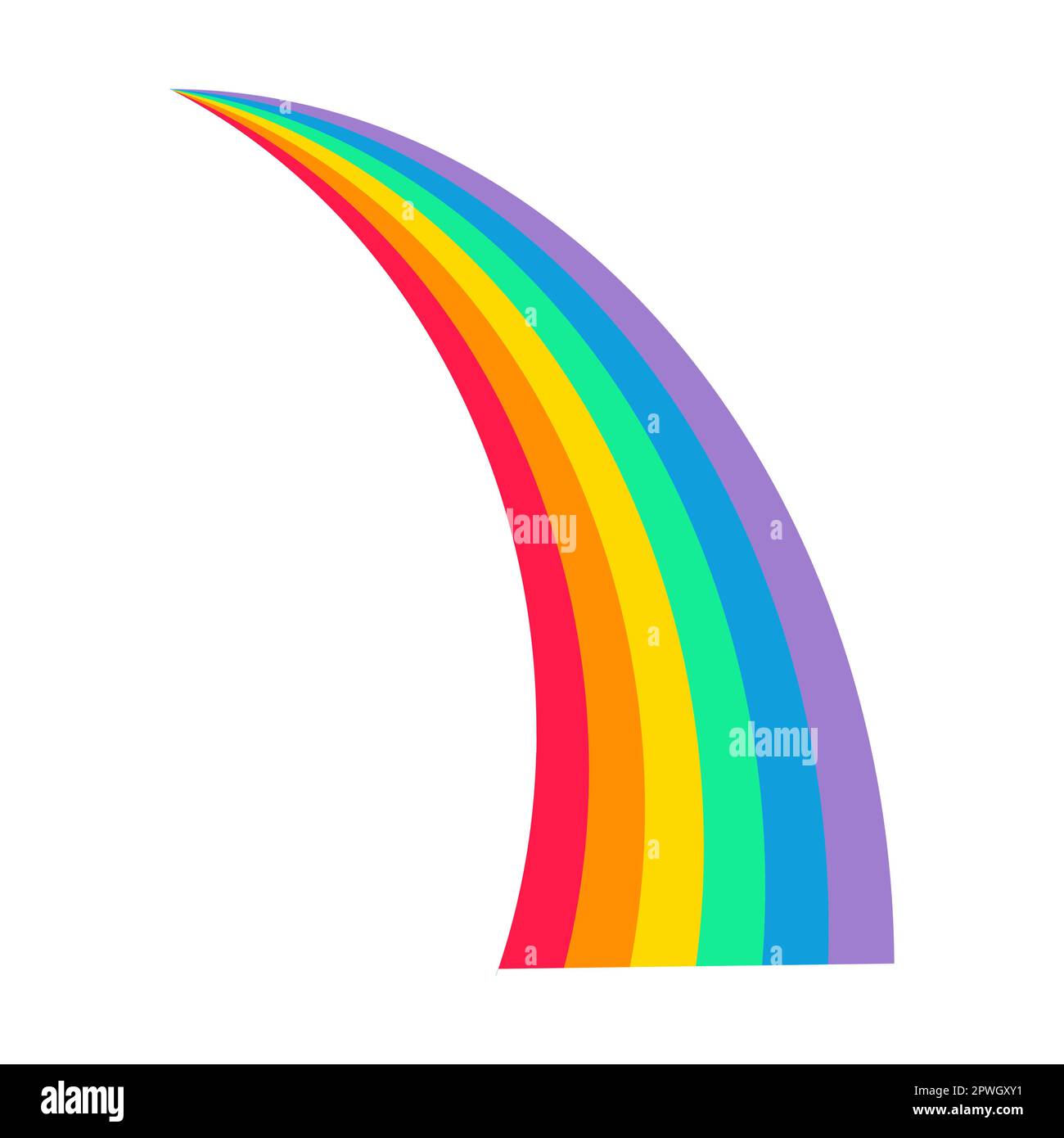 Shape of rainbow vector. Cute cloud and sun cartoon character isolated ...