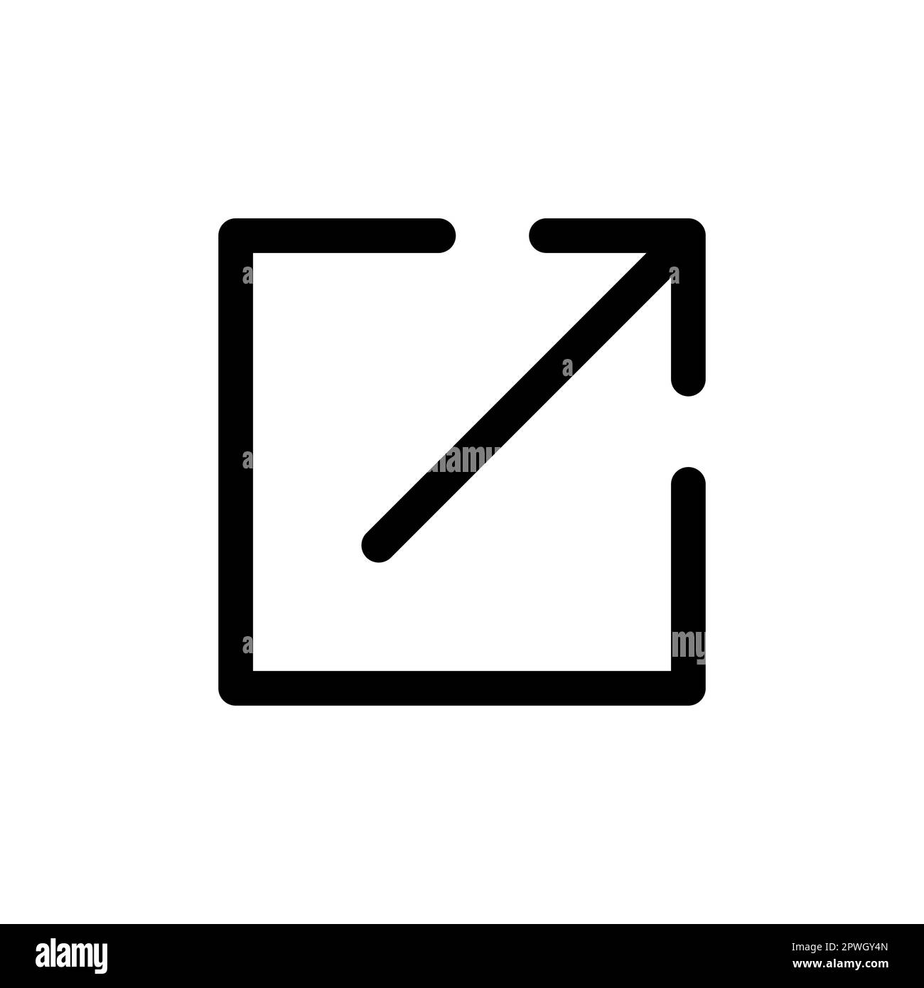 External link icon vector. hyperlink chain symbol. download, share ...