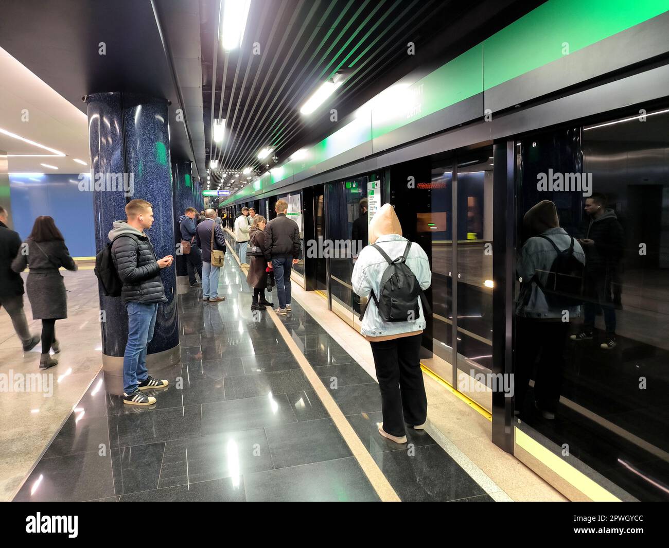 Russian Federation. Saint-Petersburg. Spring, April. St. Petersburg ...