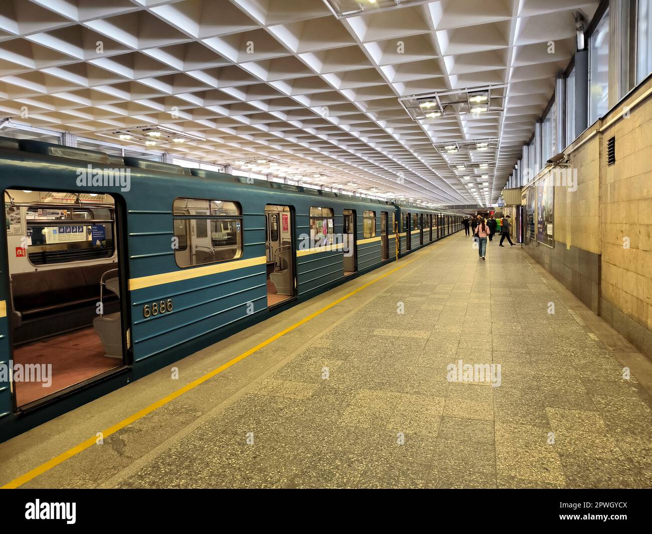 Russian Federation. Saint-Petersburg. Spring, April. St. Petersburg ...