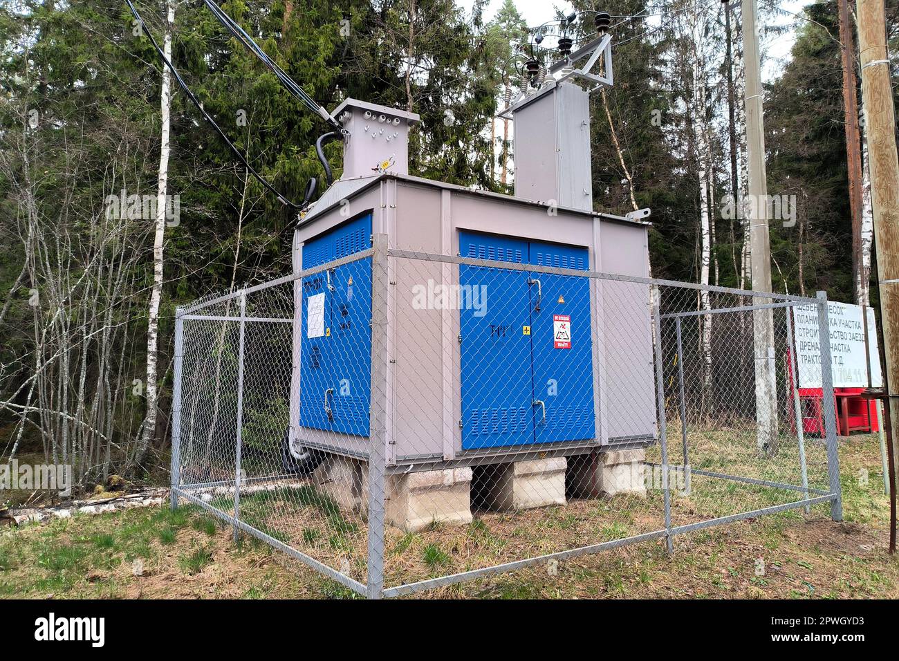 Russian Federation. Leningrad region, near the city of St. Petersburg ...