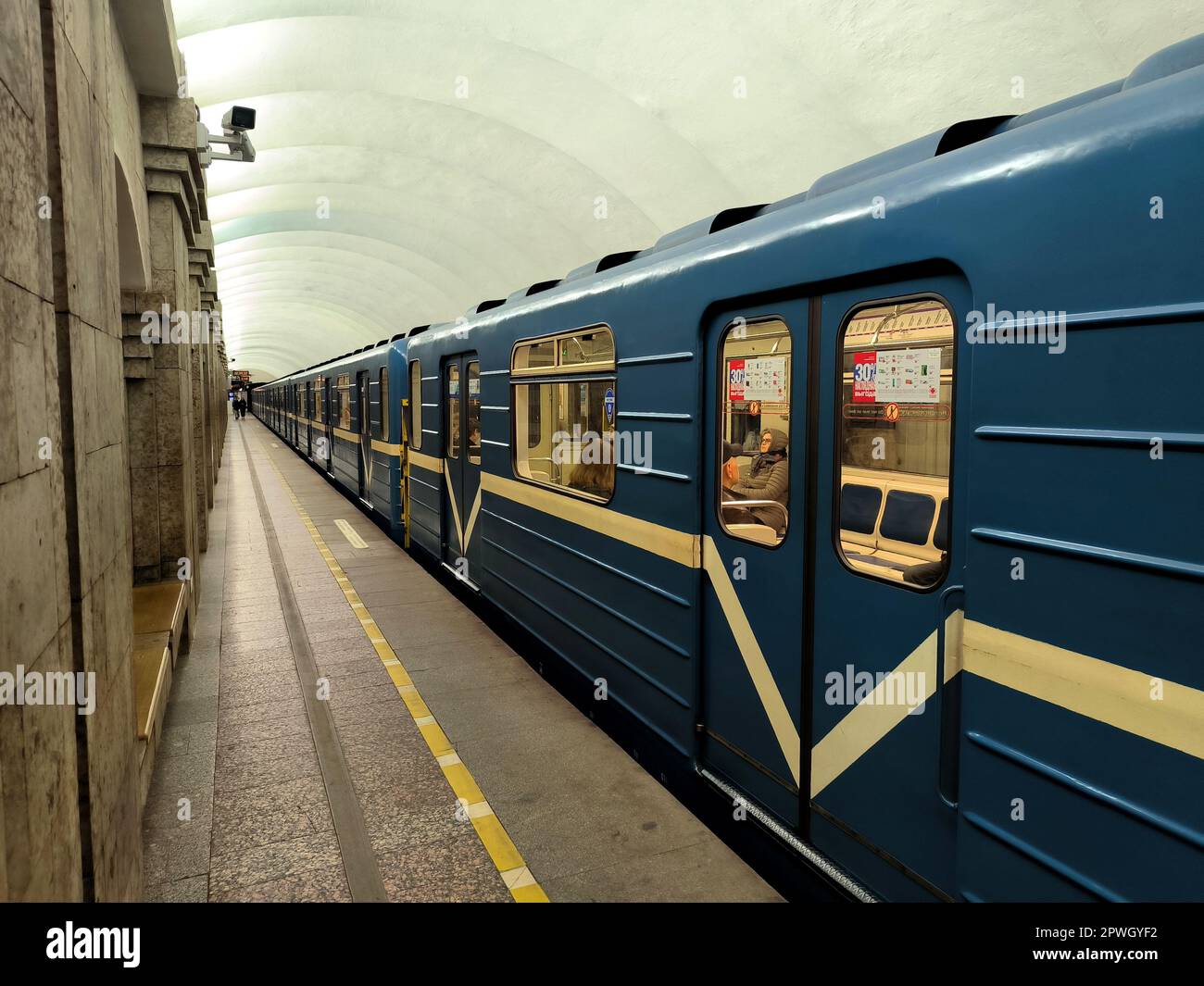 Russian Federation. Saint-Petersburg. Spring, April. St. Petersburg ...