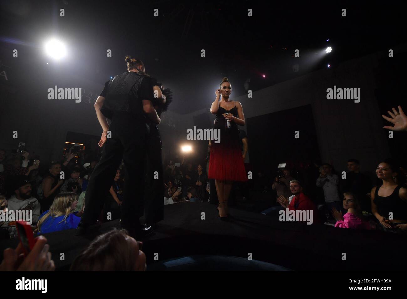 Moscow. Singer Olga Buzova at the presentation of the video for the ...