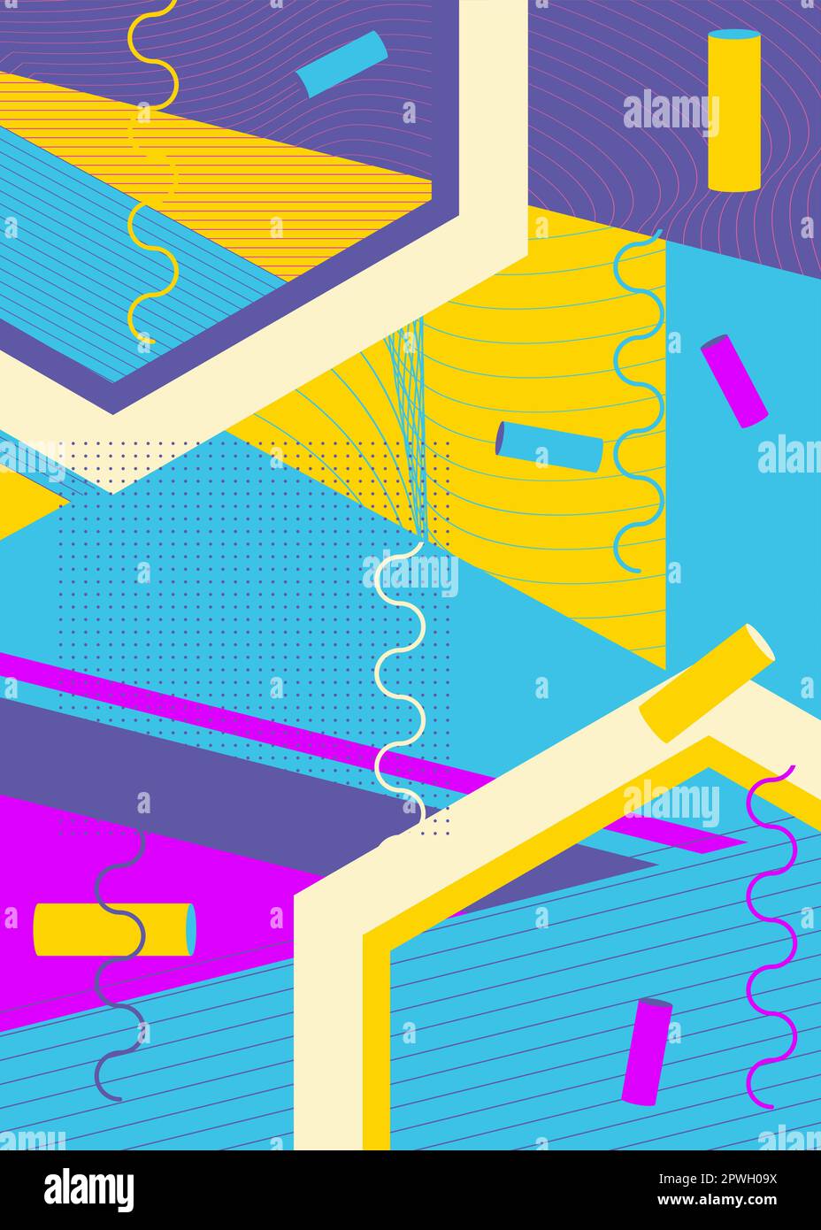 Geometrical graphic shapes template. Vintage abstract geometric ...