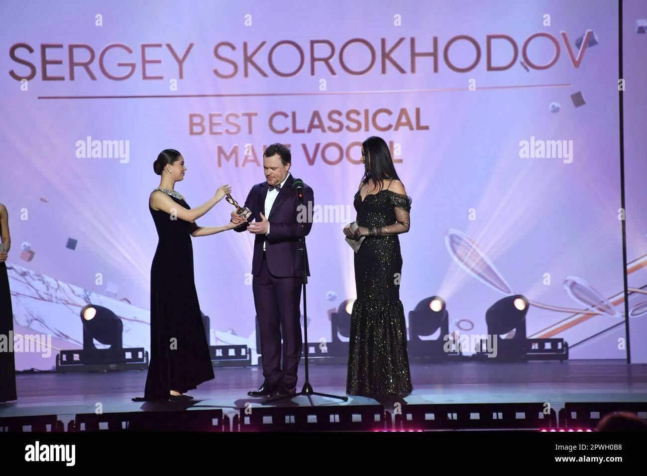 'Moscow. Opera singer Sergei Skorokhodov Stock Photo - Alamy