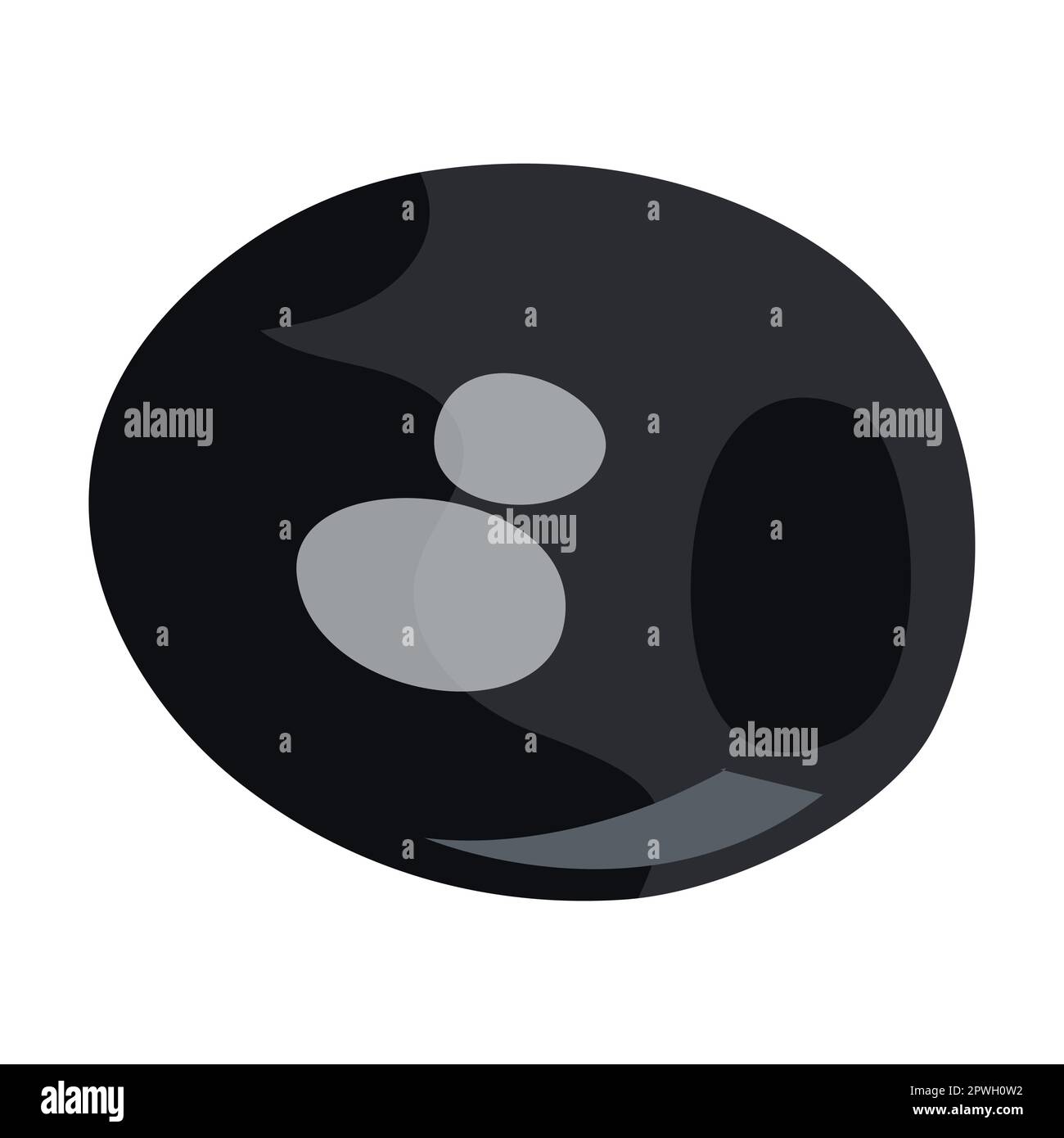 Pitted pickled olive berry, product cartoon vector illustration ...