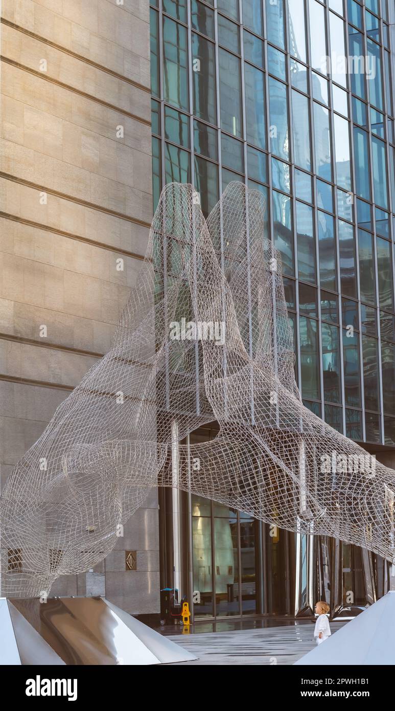 Aerial view modern sculpture hi-res stock photography and images - Alamy