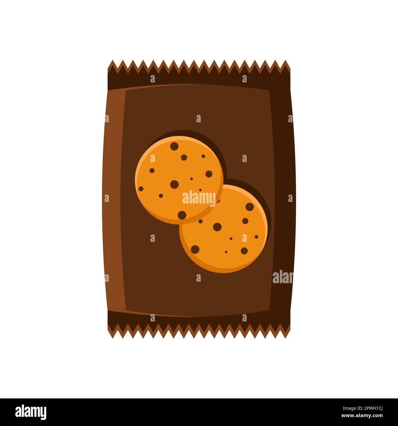 Chocolate cookies package vector illustration Stock Vector Image & Art ...