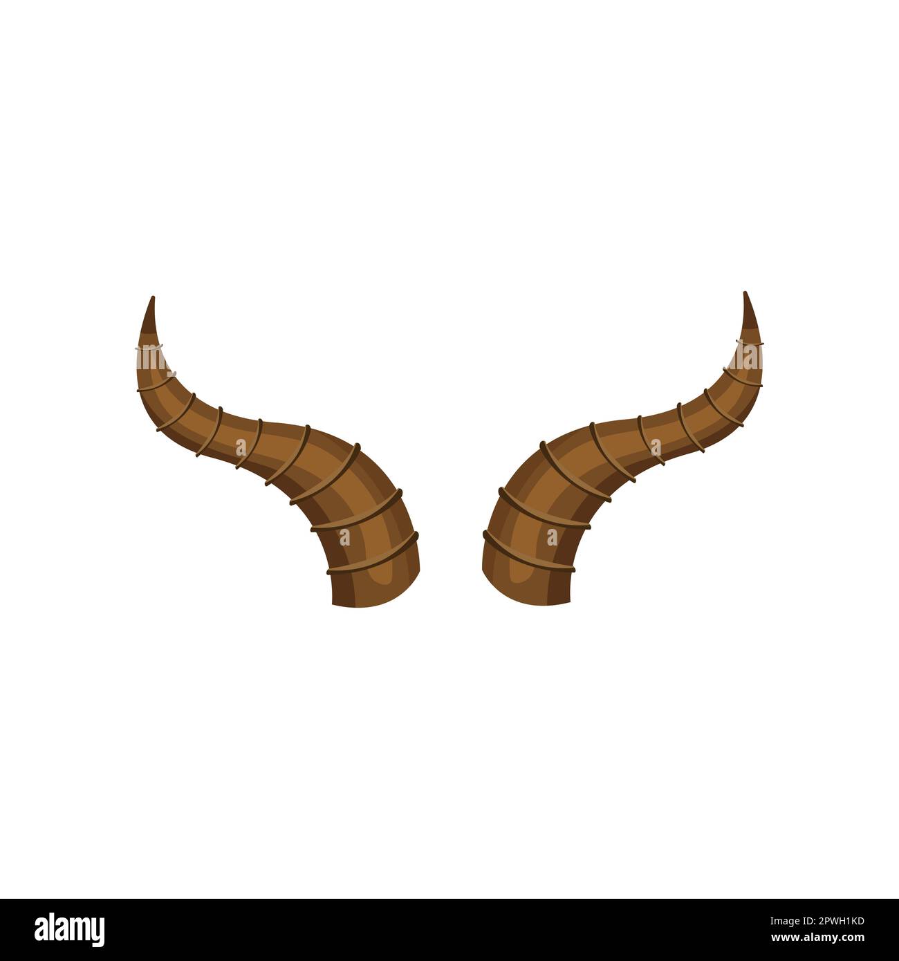 Goat horns vector illustrations set Stock Vector Image & Art - Alamy