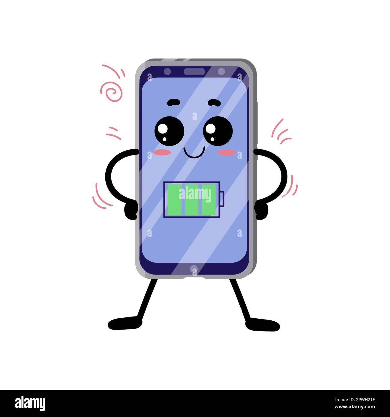 Cell Phone Cartoon