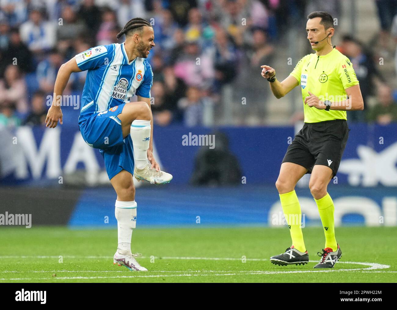 Martin Braithwaite of RCD Espanyol during the La Liga match between RCD ...