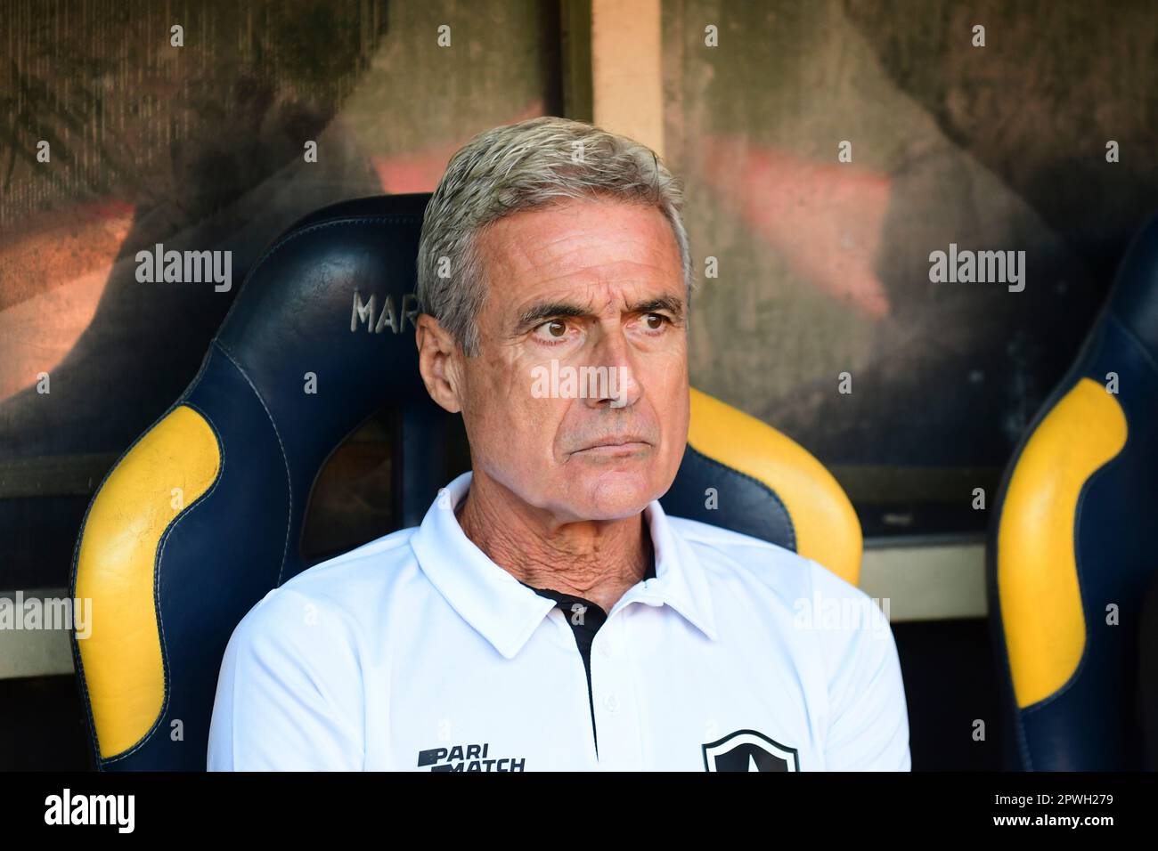Rio, Brazil - april 30, 2023, Luiz Castro coach in match between ...