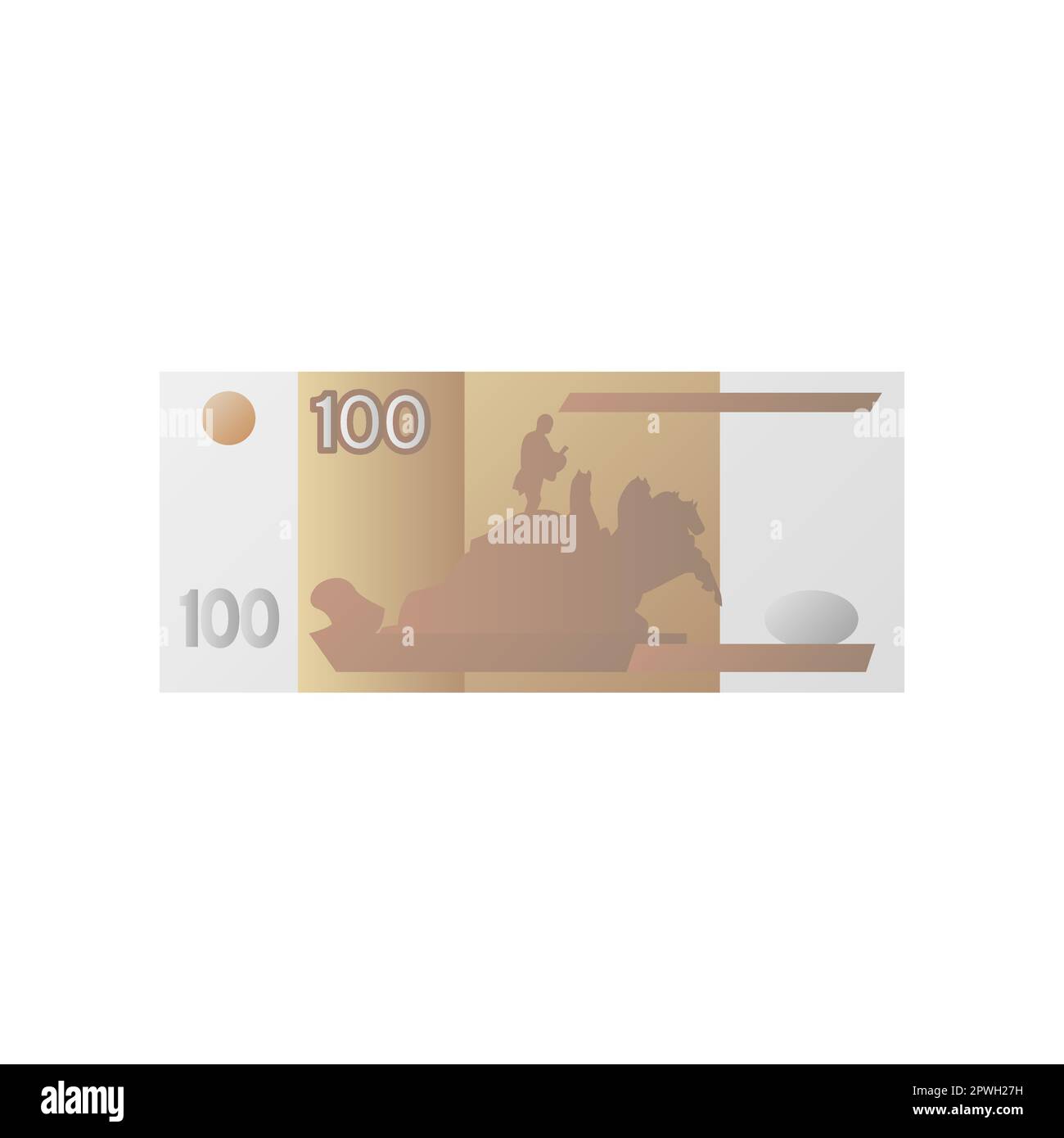 100 rouble note Stock Vector Images - Alamy