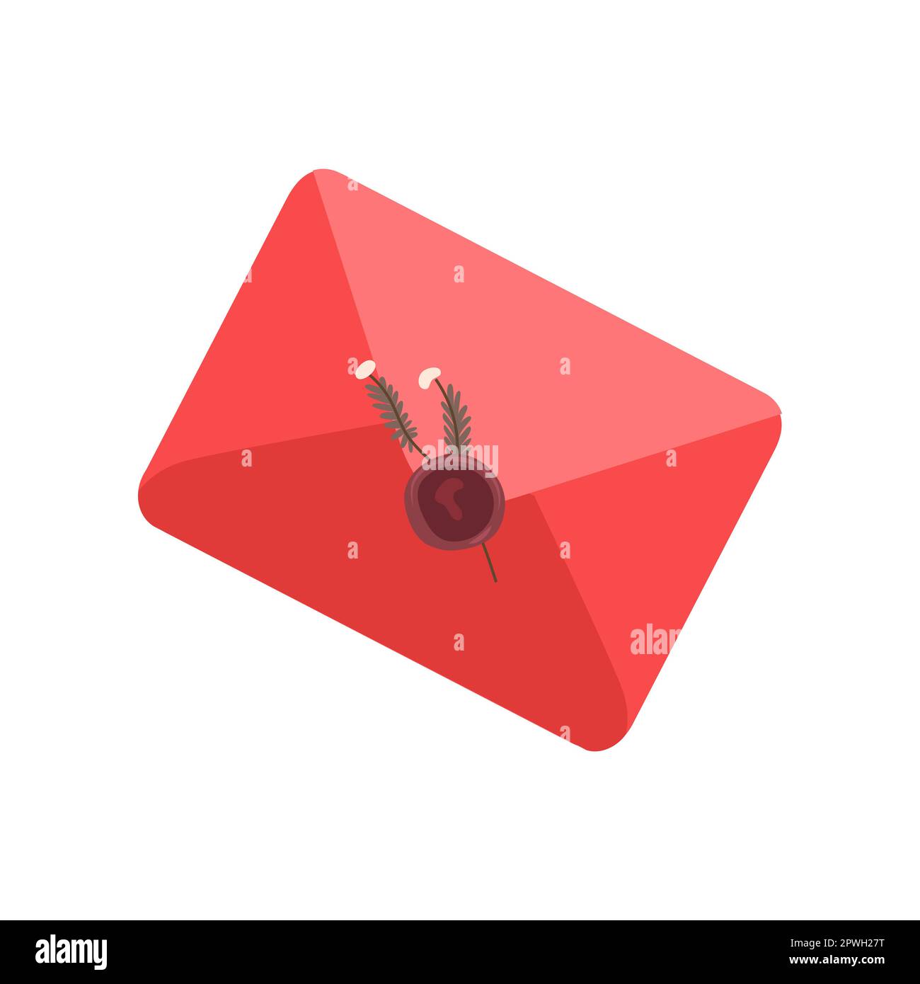 Celebration or party envelope with invitation vector illustration Stock ...