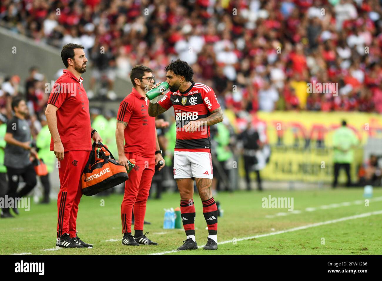 Rio, Brazil - april 30, 2023, Gabi - Gabriel Barbosa in match between ...