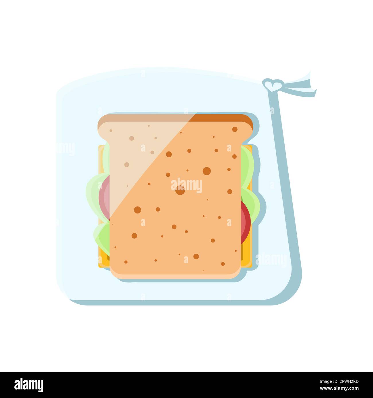 Plastic sandwich bag Stock Vector Images - Alamy