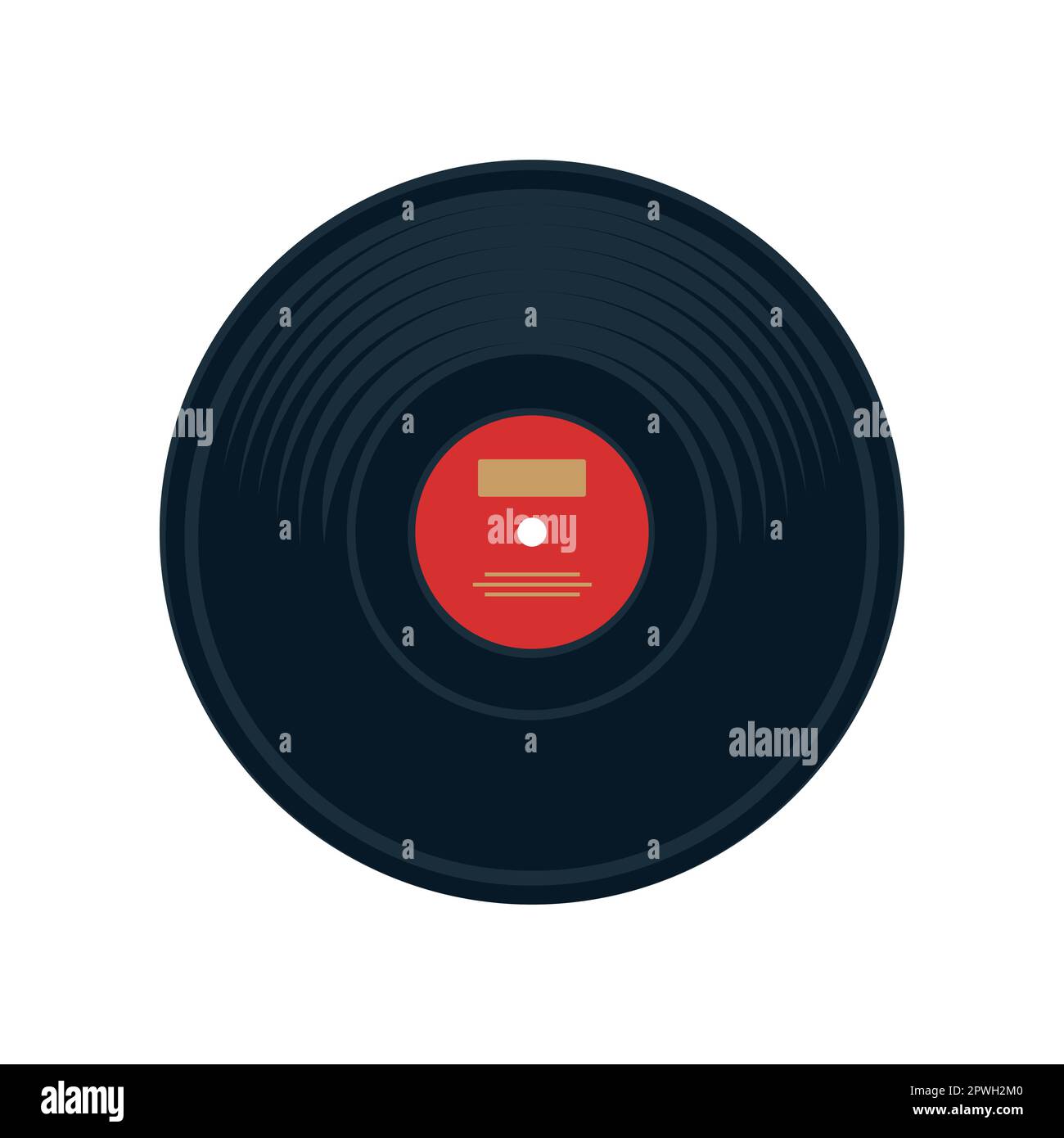 Vintage vinyl record for gramophone cartoon illustration Stock Vector ...