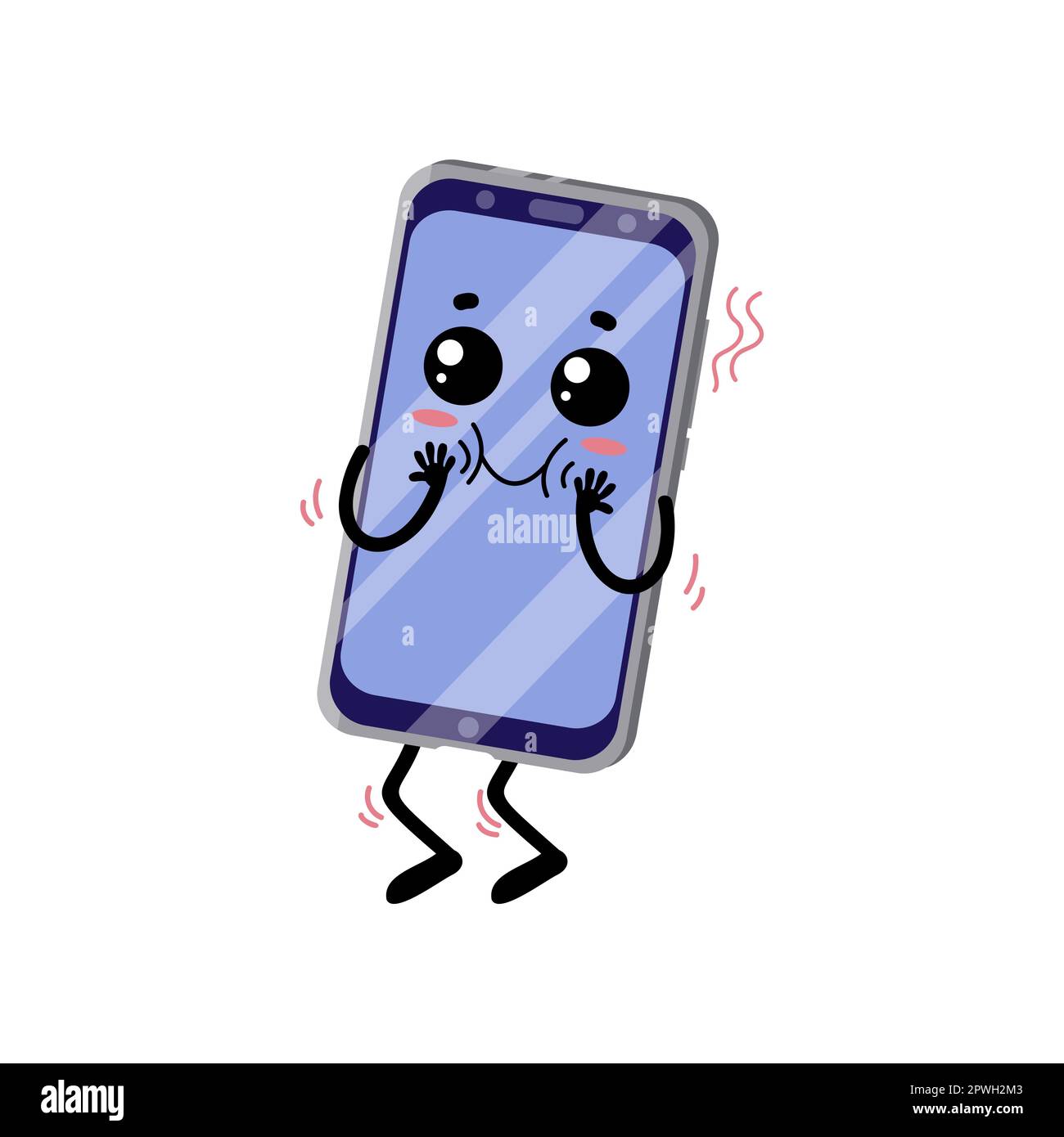 Cartoon smiling technology gadget Cut Out Stock Images & Pictures - Alamy