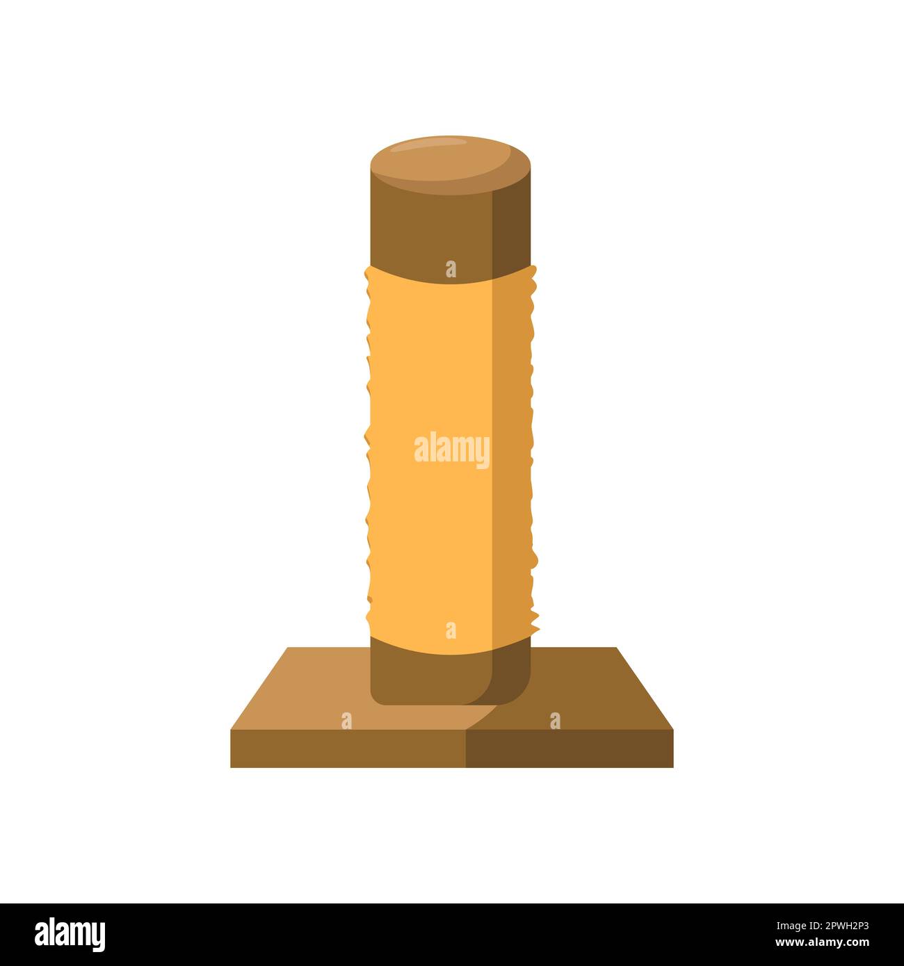 Сat scratching post vector illustration Stock Vector Image & Art - Alamy