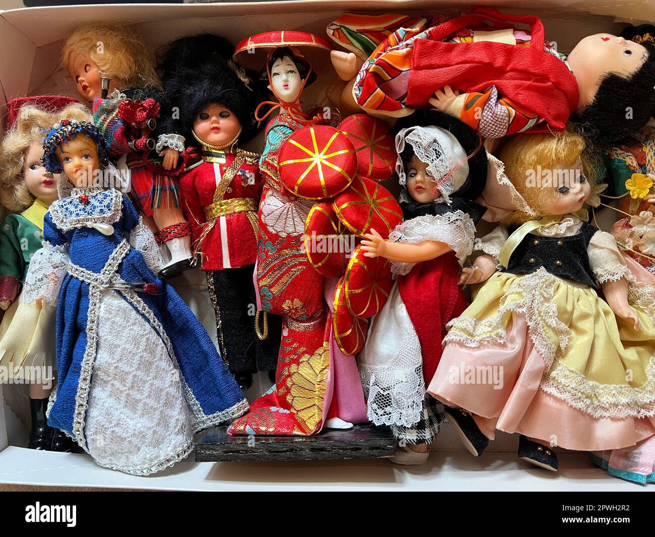 Child's doll collection Stock Photo - Alamy