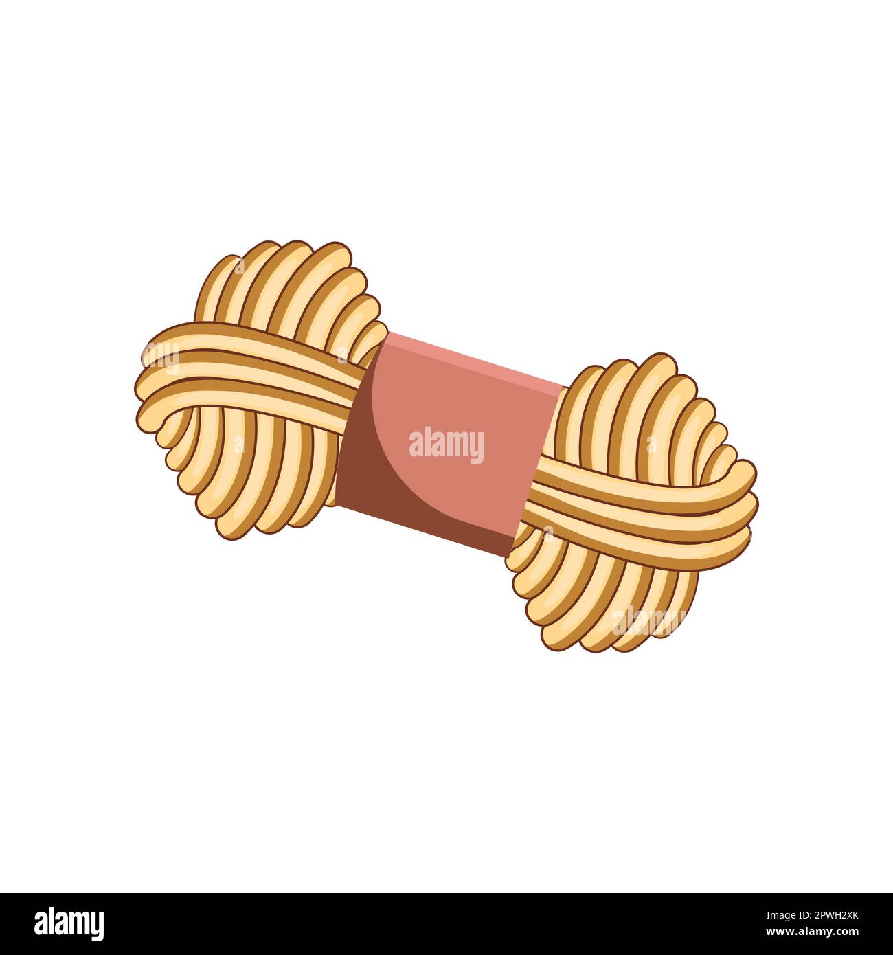 Yellow yarn vector illustration Stock Vector Image & Art - Alamy