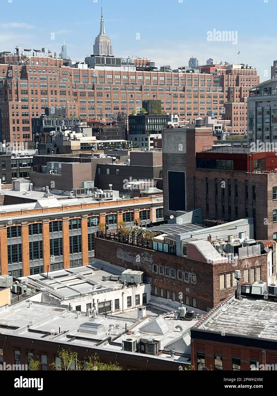 Rooftop easterly views in Manhattan from an outdoor terrace at the ...