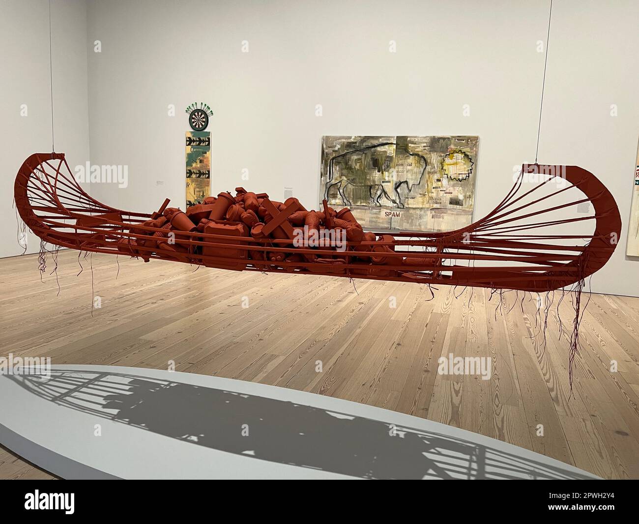 "Trade Canoe: Making Medicine," (2018), a collaboration by Jaune Quick ...