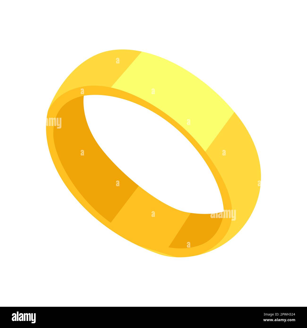 Golden engagement ring vector illustration Stock Vector Image & Art - Alamy