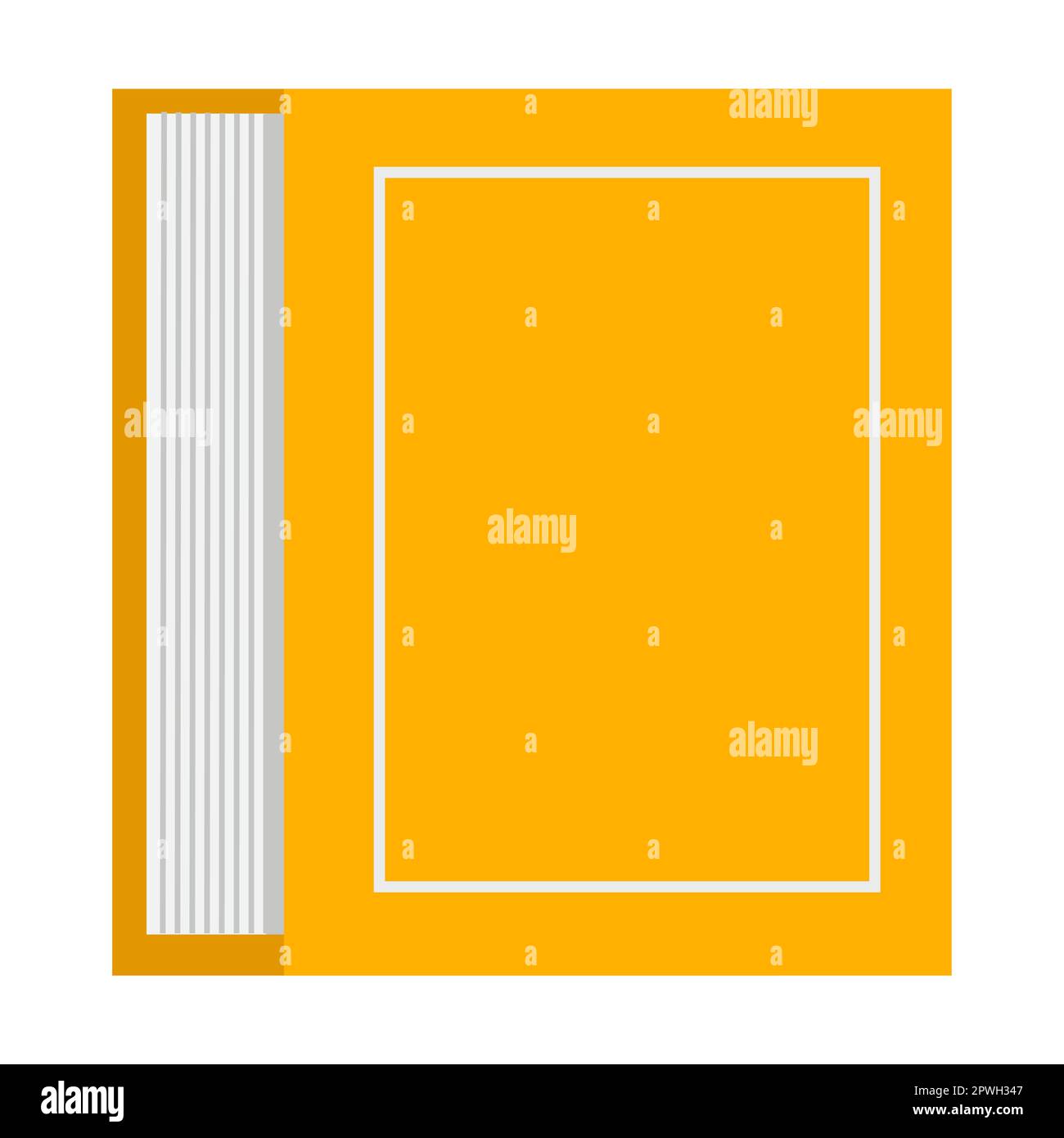Cartoon closed encyclopedia book. Vector illustration of stack of books ...