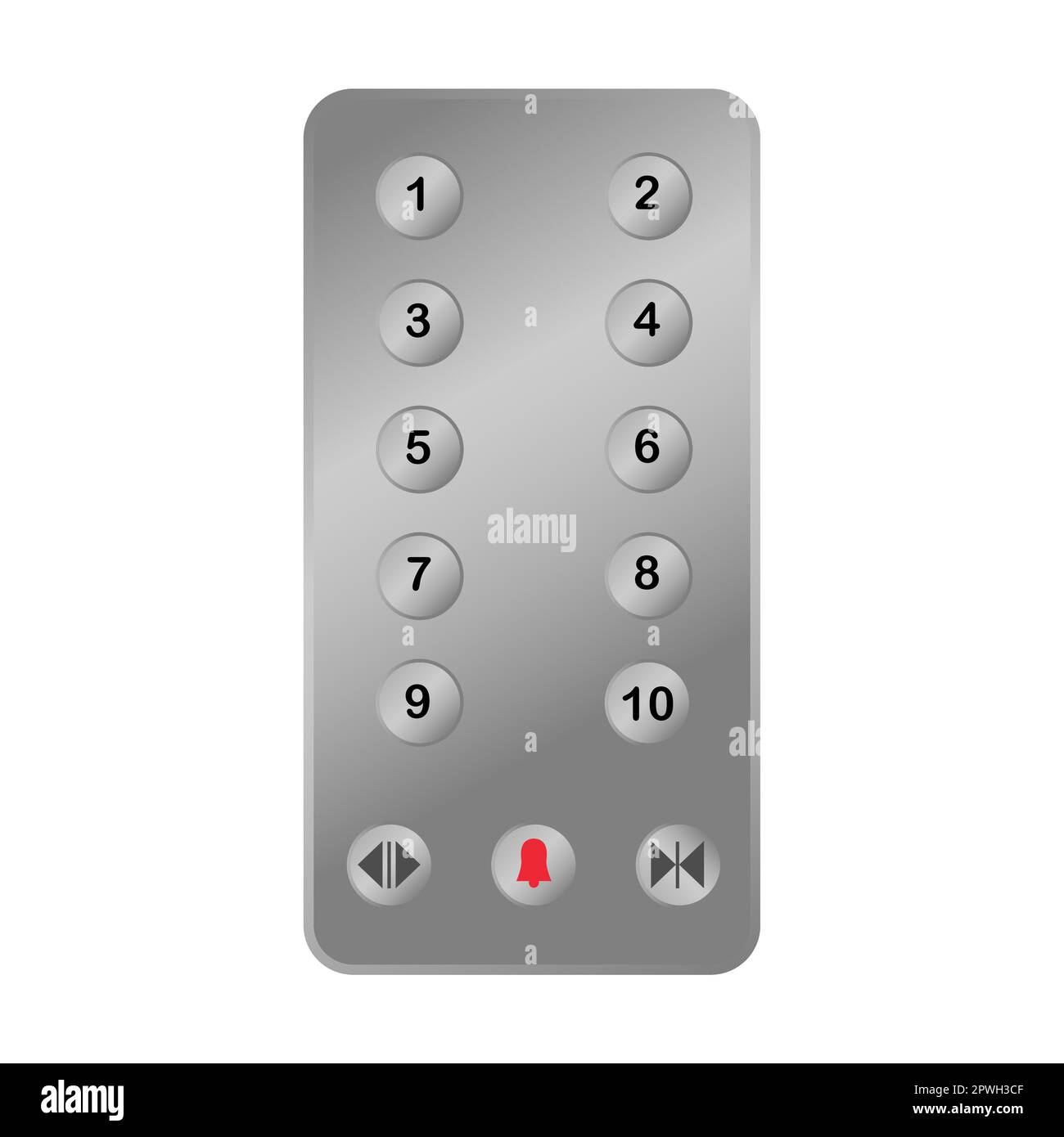 Lift control panel Stock Vector Images - Alamy