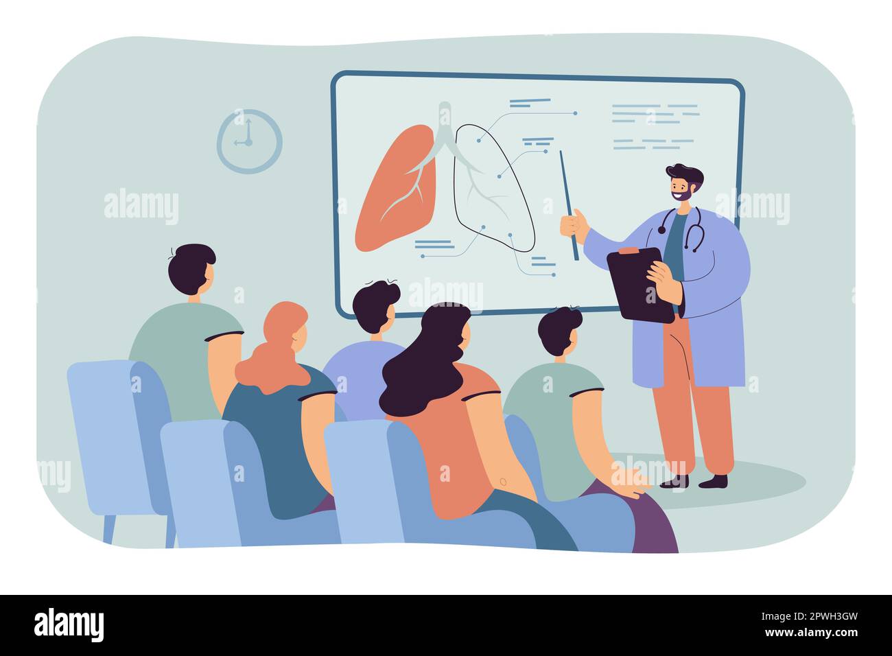 Students listening classroom Cut Out Stock Images & Pictures - Alamy