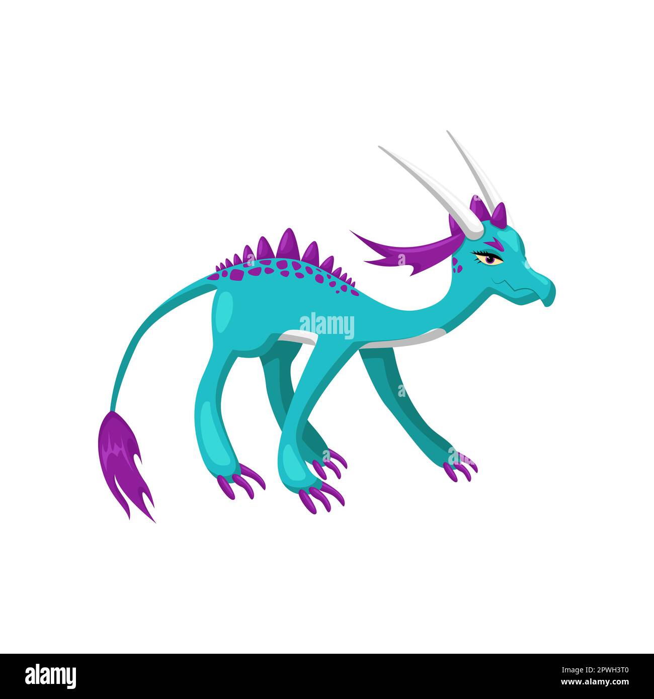 Horned creature Cut Out Stock Images & Pictures - Alamy