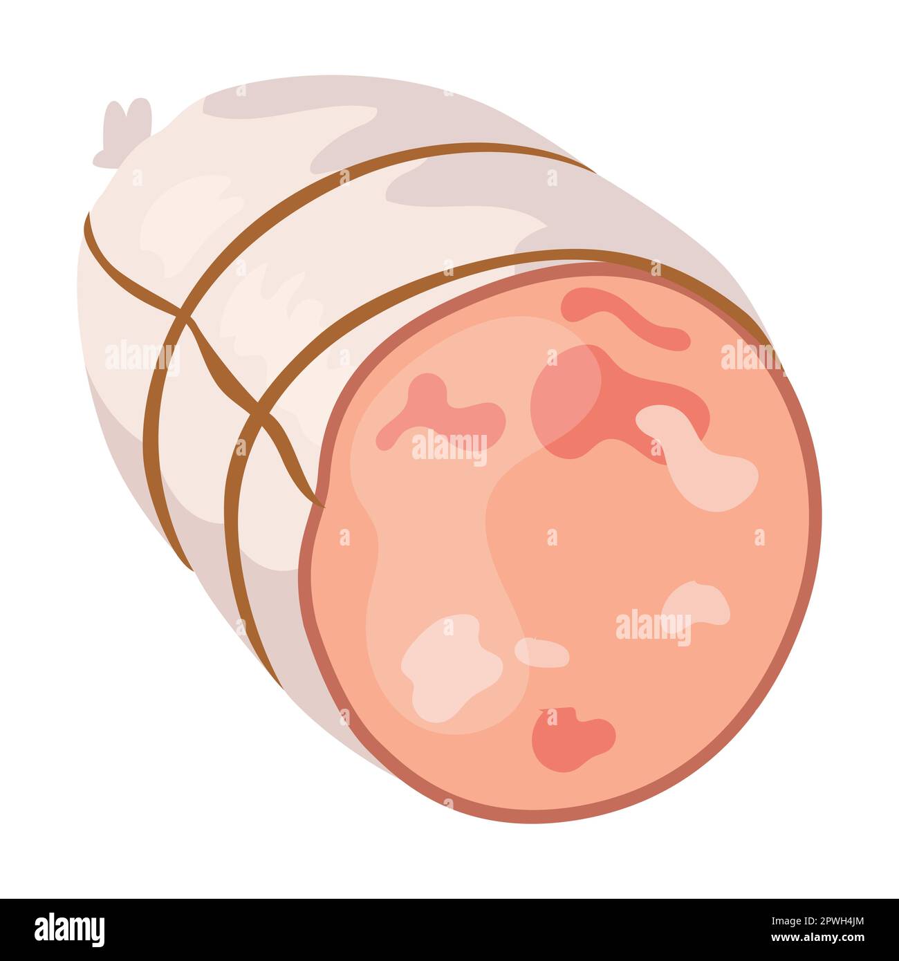 Product cartoon vector illustration. Drawing of raw and roasted animal ...