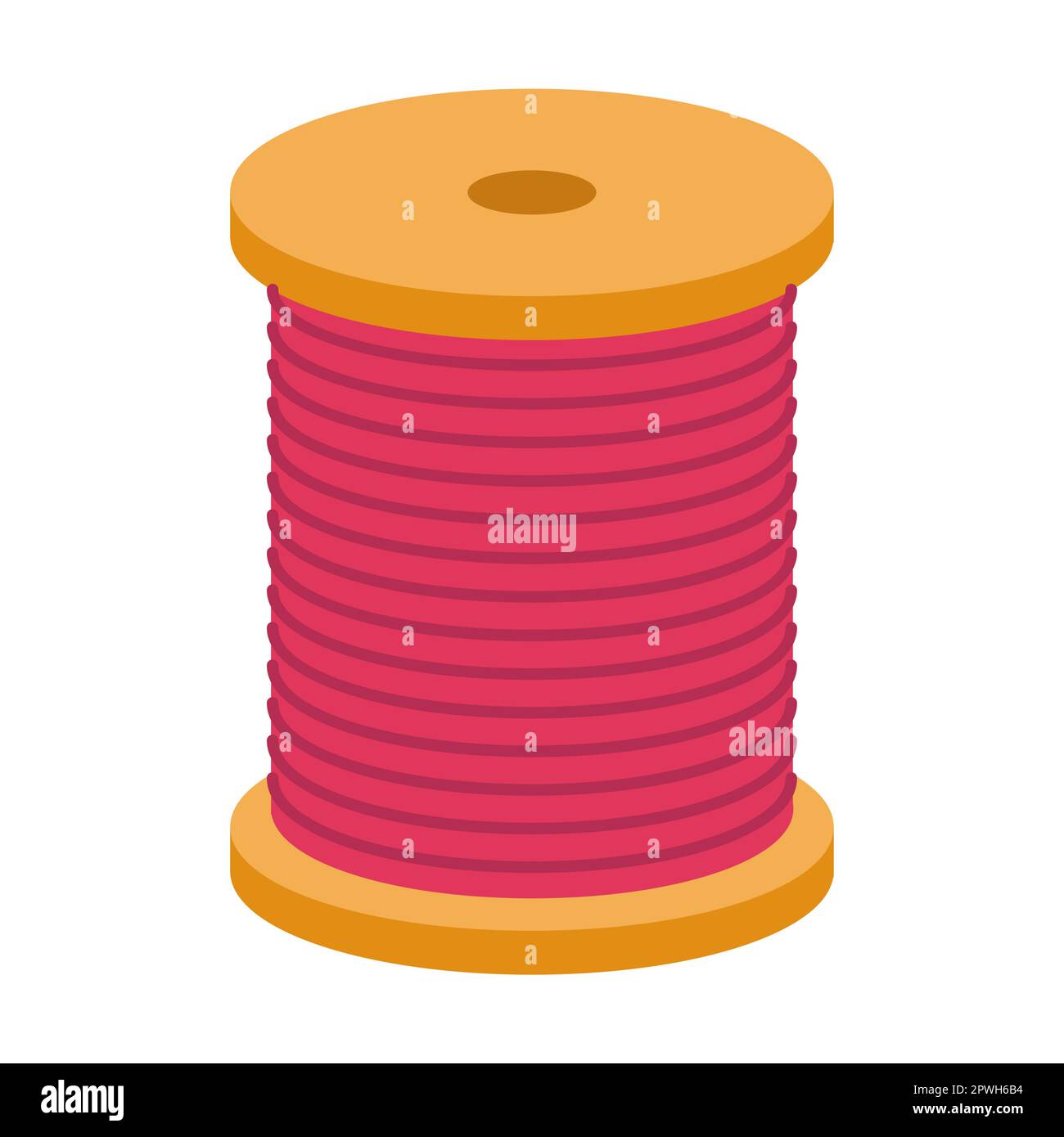 Spool of thread illustration hi-res stock photography and images - Alamy