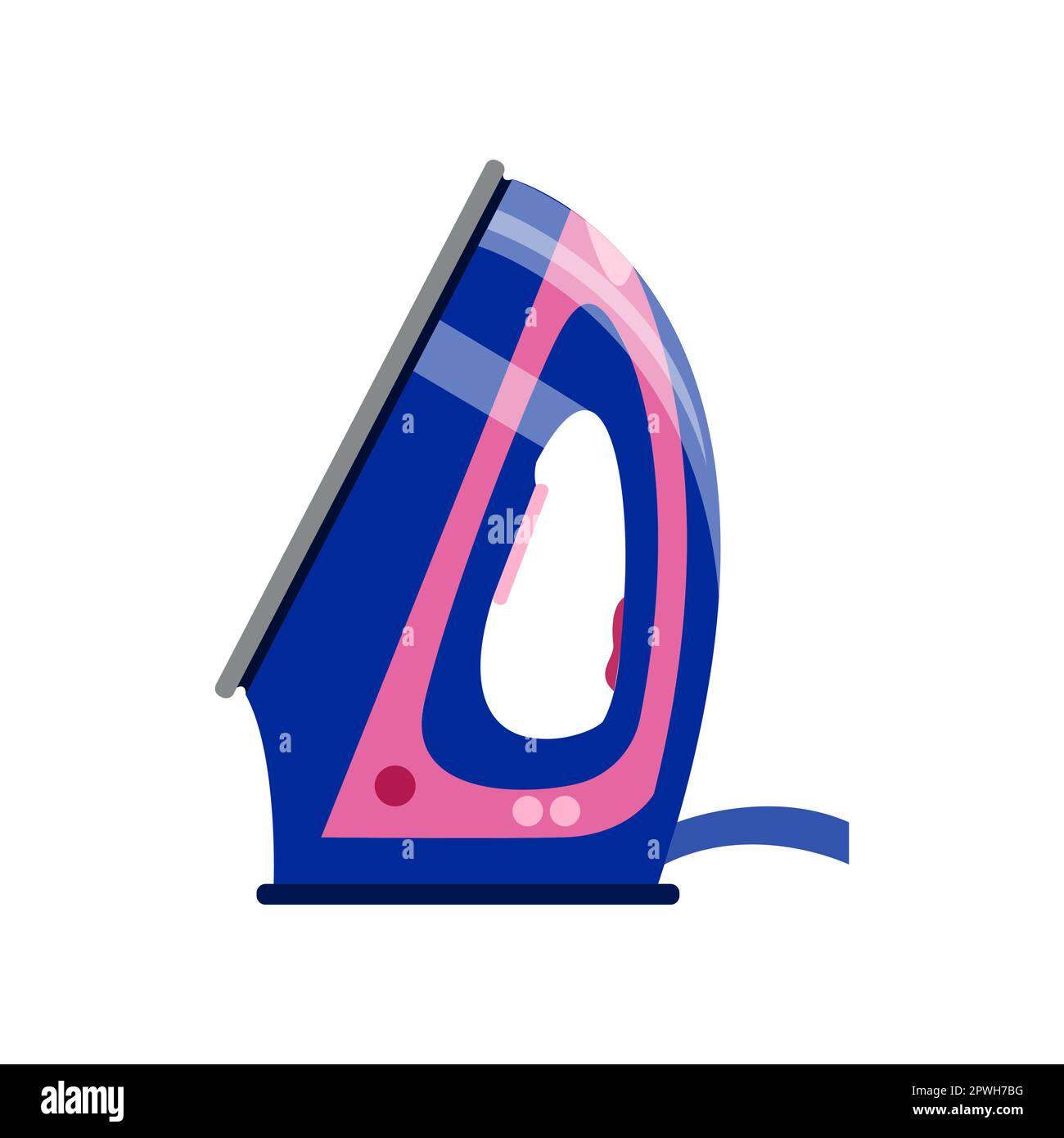 Steam ironing press machine Cut Out Stock Images & Pictures - Alamy