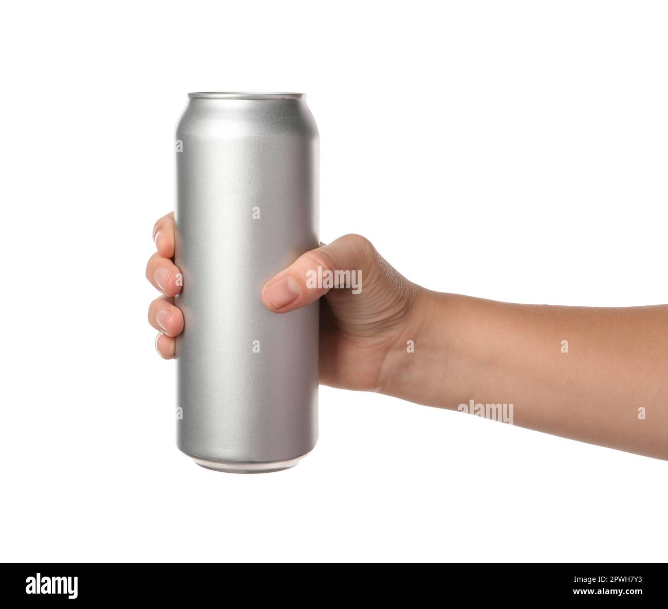 Hand holding beer can Cut Out Stock Images & Pictures - Alamy
