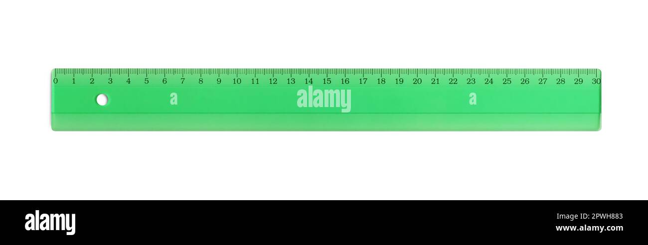Plastic ruler centimeters Cut Out Stock Images & Pictures - Alamy