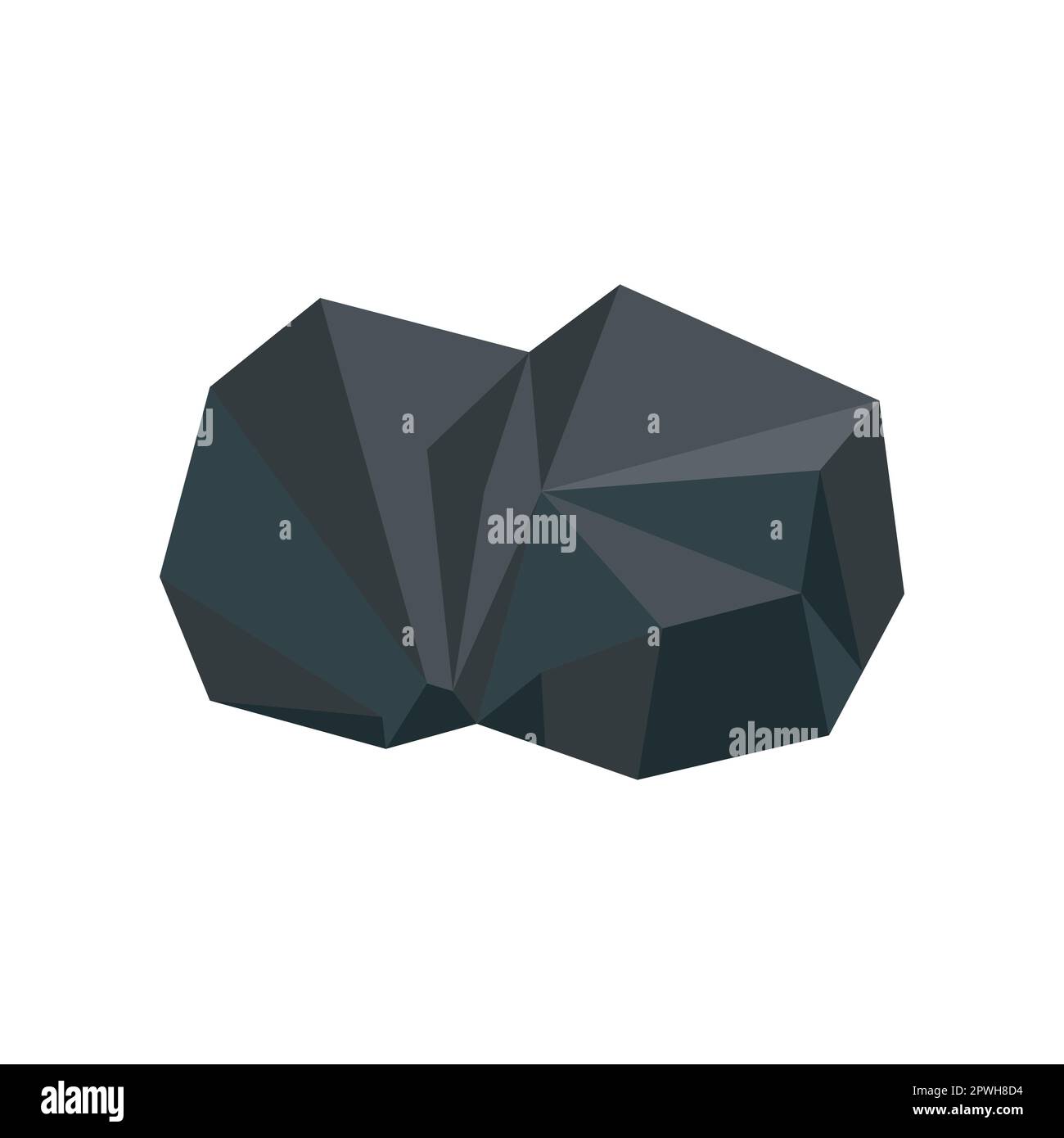Small piece of black coal illustration Stock Vector Image & Art - Alamy