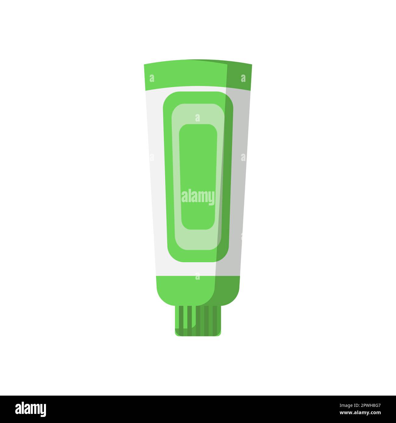 Green toothpaste tube vector illustration Stock Vector Image & Art - Alamy