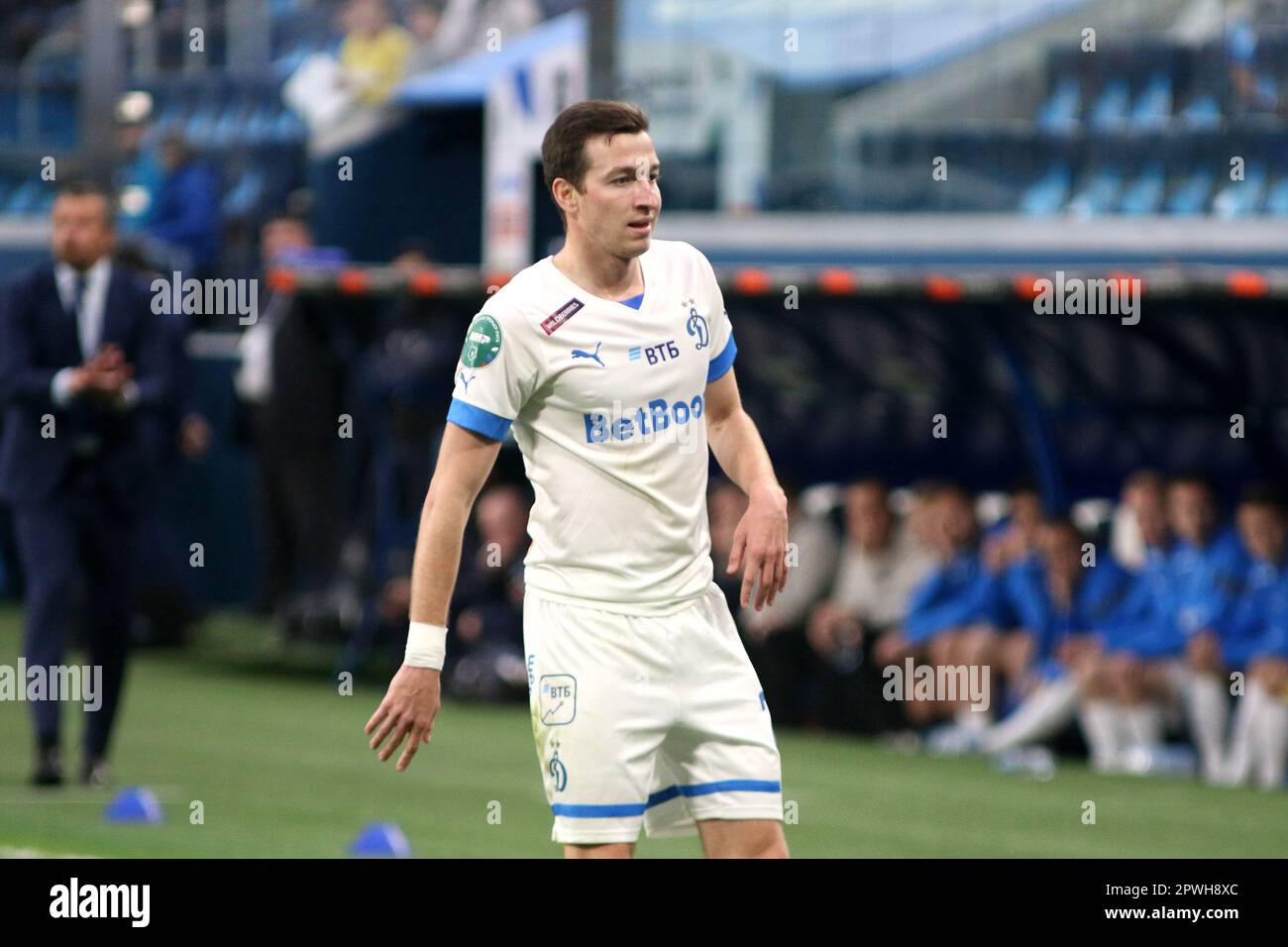 Saint Petersburg, Russia, 22 April 2023: Football. Russian Premier ...