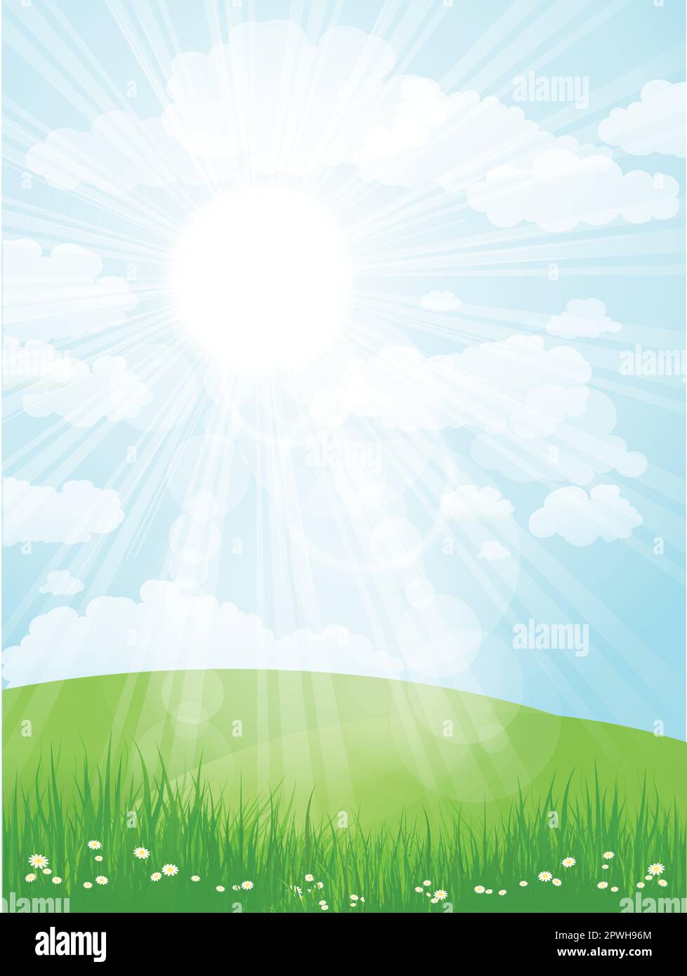 Down landscape Stock Vector Images - Alamy