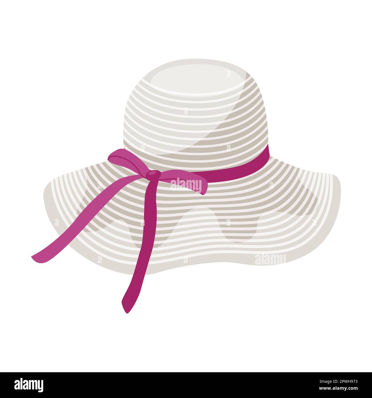 Cap for women cartoon vector illustration. Retro and modern male and ...